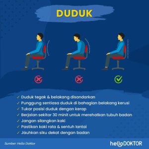 Postur Badan Yang Betul Ketika Berdiri, Duduk & Tidur? Ini Caranya!
