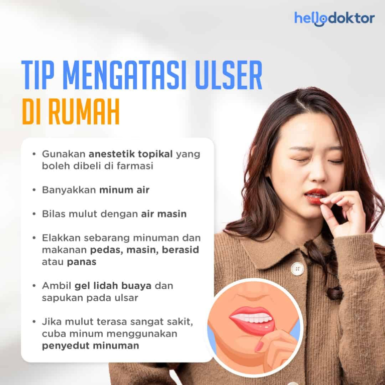 Cara Merawat Ulser Mulut: Sebelum Sapu Ubat Gel, Ambil Tahu Ini Dulu!