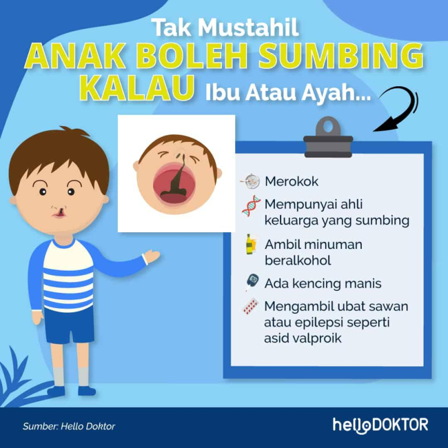 Sumbing Lelangit: Fahami Punca Dan Komplikasinya Pada Si Kecil
