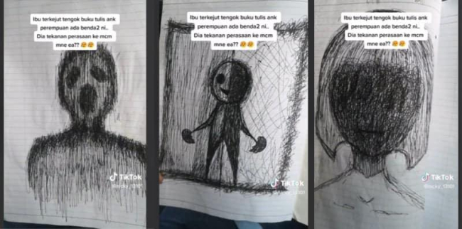 Lukisan Mental Health Macam Ini? Parents, Pantau Tingkah Laku Anak!