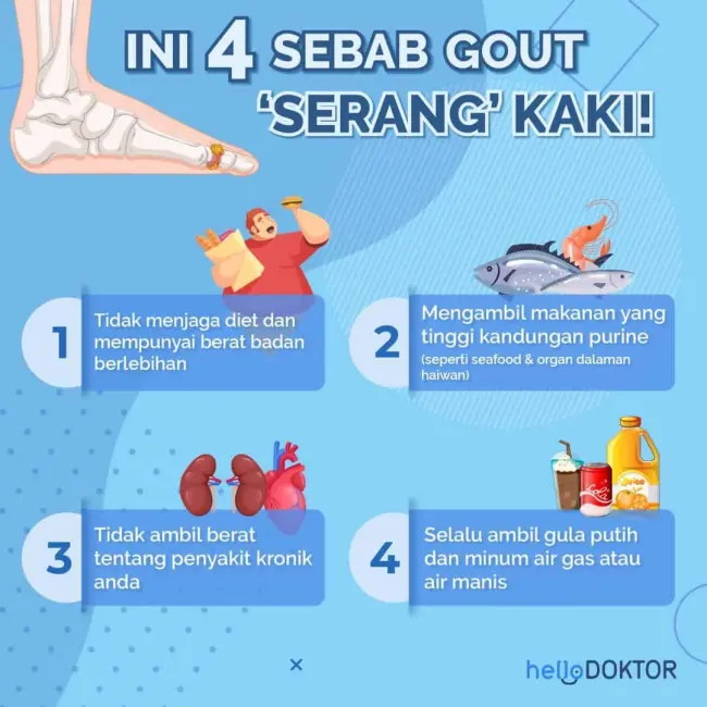 Makanan Yang Dapat Menurunkan Asid Urik, Penting Kalau Ada Gout!
