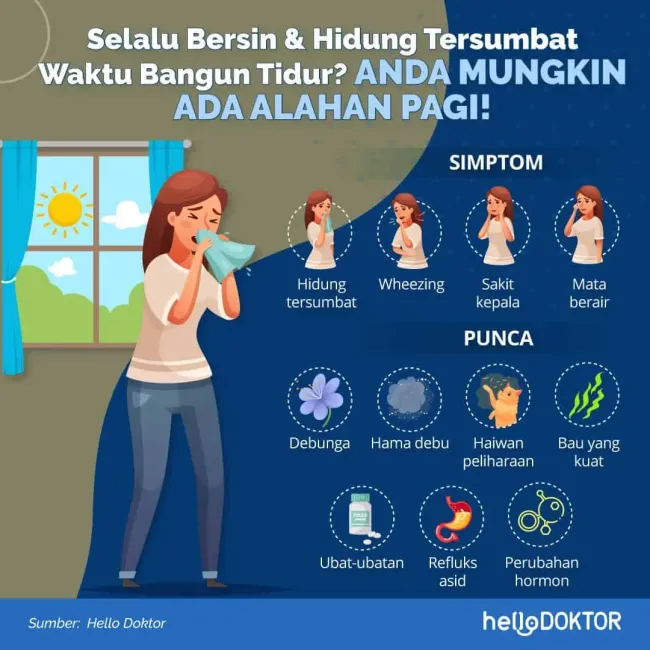 Ubat Selsema Hidung Tersumbat, Kenapa Ia Membuat Anda Mengantuk?