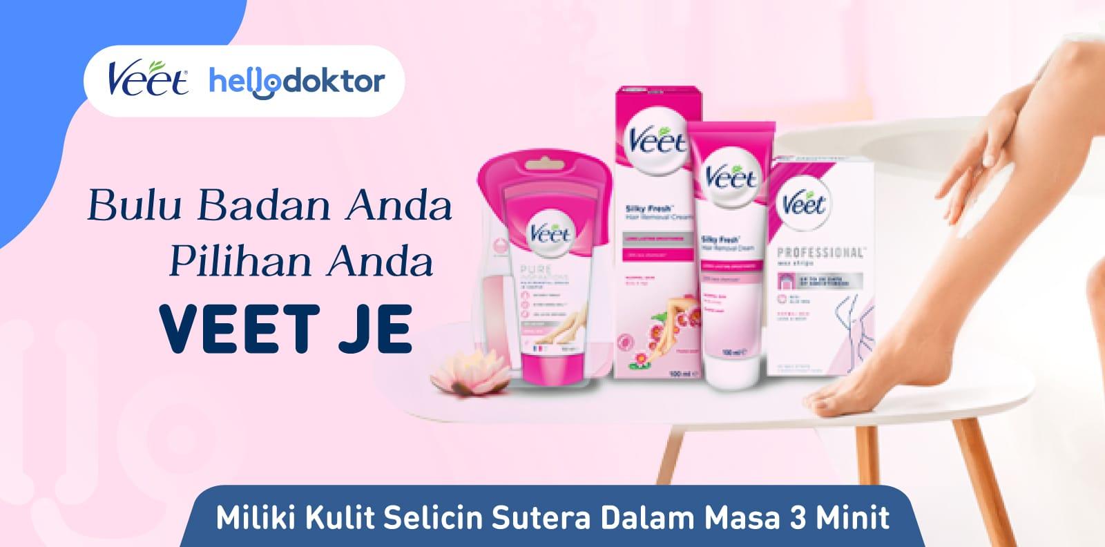 Veet Hair Removal Cream: Krim Penanggal Bulu Mudah, Tak Menyakitkan!