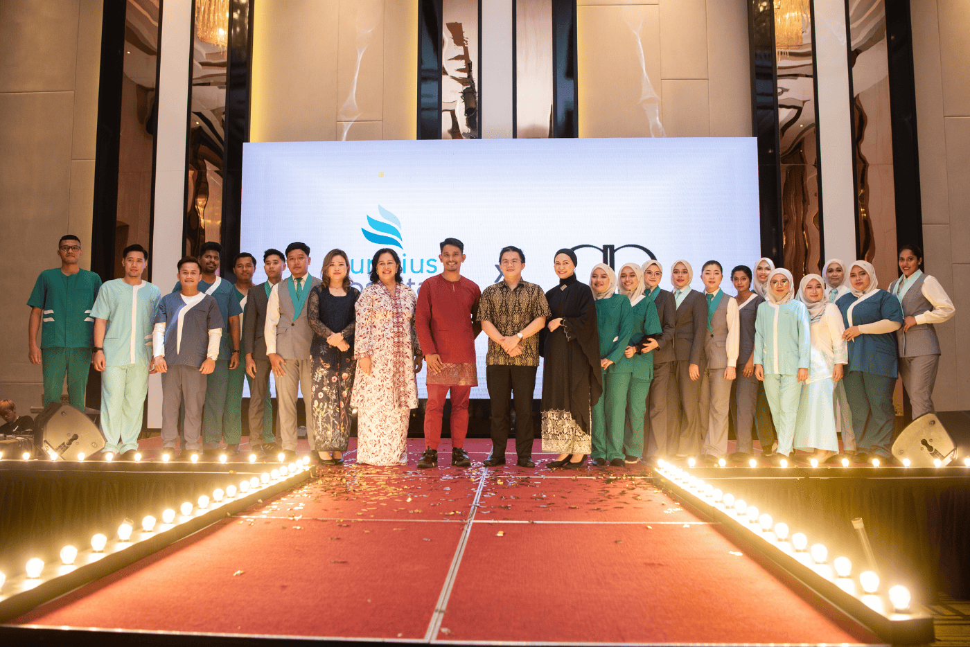 Uniform Hospital Aurelius Healthcare Hasil Rekaan Rizman Ruzaini